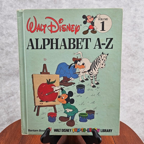 Walt Disney | Toys | Walt Disney Alphabet Az Volume Bantam Book Vintage ...